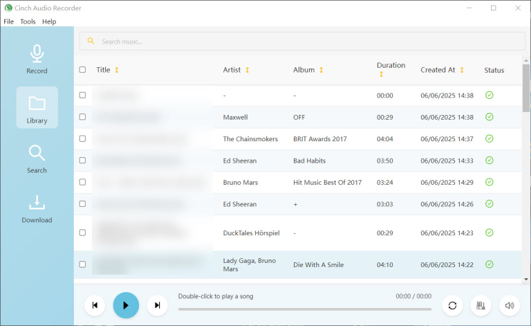 Cinch Audio Recorder (Pro) User Guide