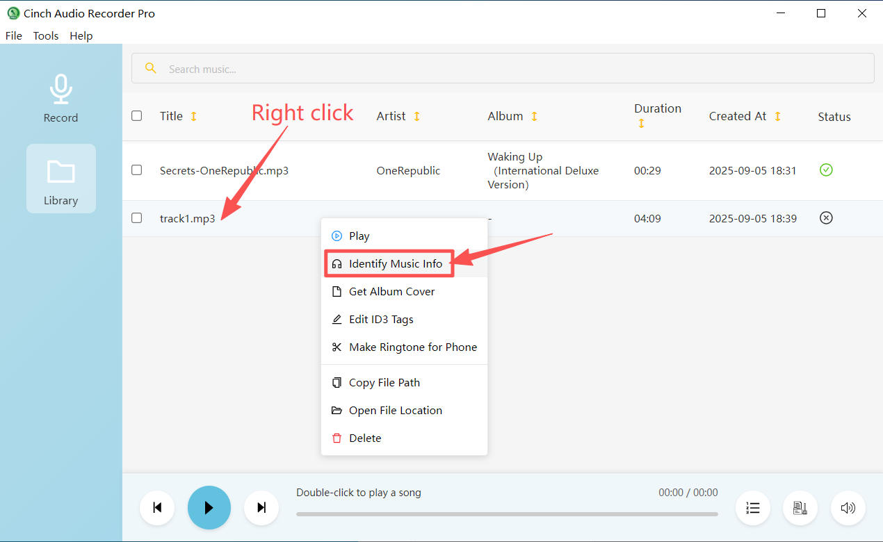 Cinch Audio Recorder (Pro) User Guide